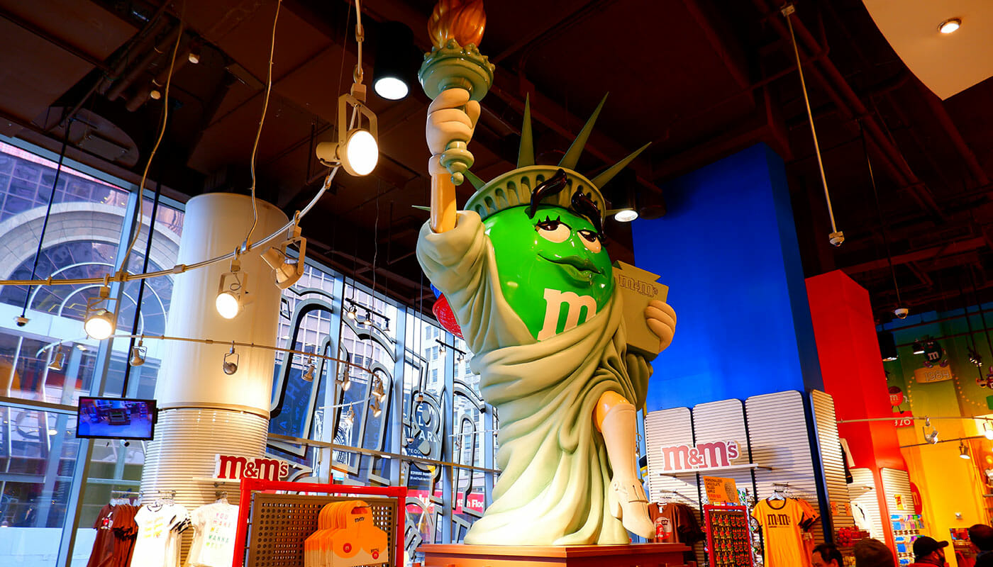 M&M’s Store sur Times Square - NewYorkCity.fr